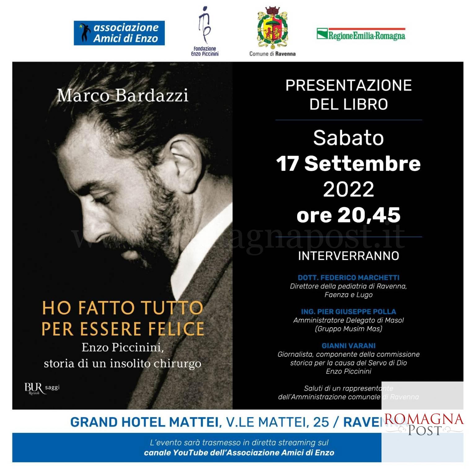 Il libro sulla vita di Enzo Piccinini al Mattei – Romagna Post